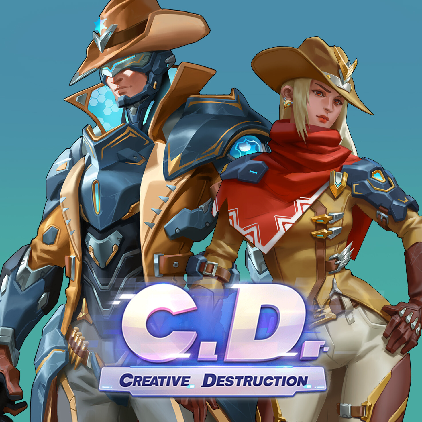 ArtStation - CreativeDestruction—skin concept