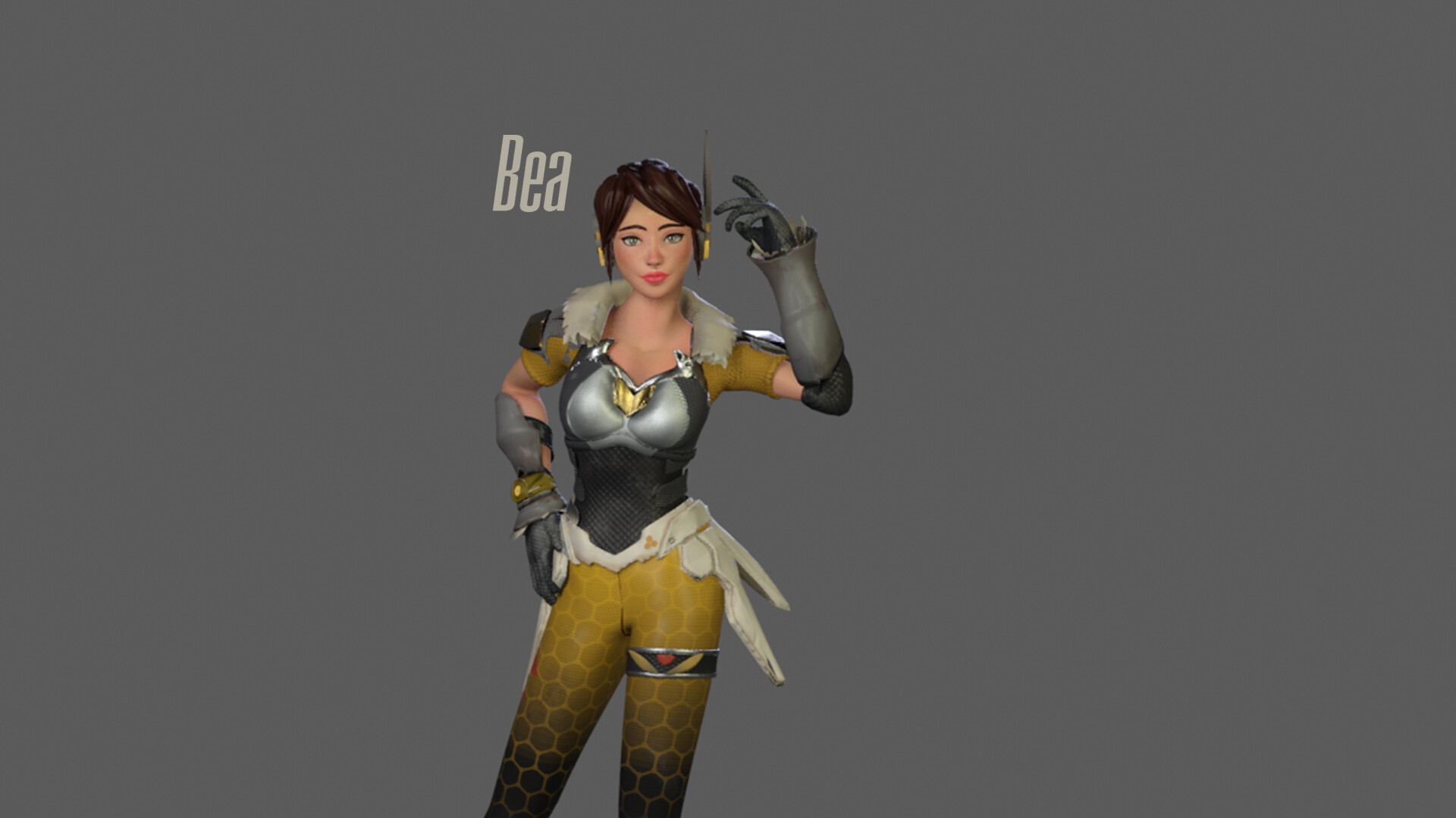 ArtStation - Bea - Character model in Overwatch Style
