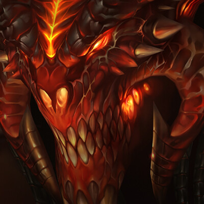 ArtStation - DIABLO -3D lowpoly handpainted-