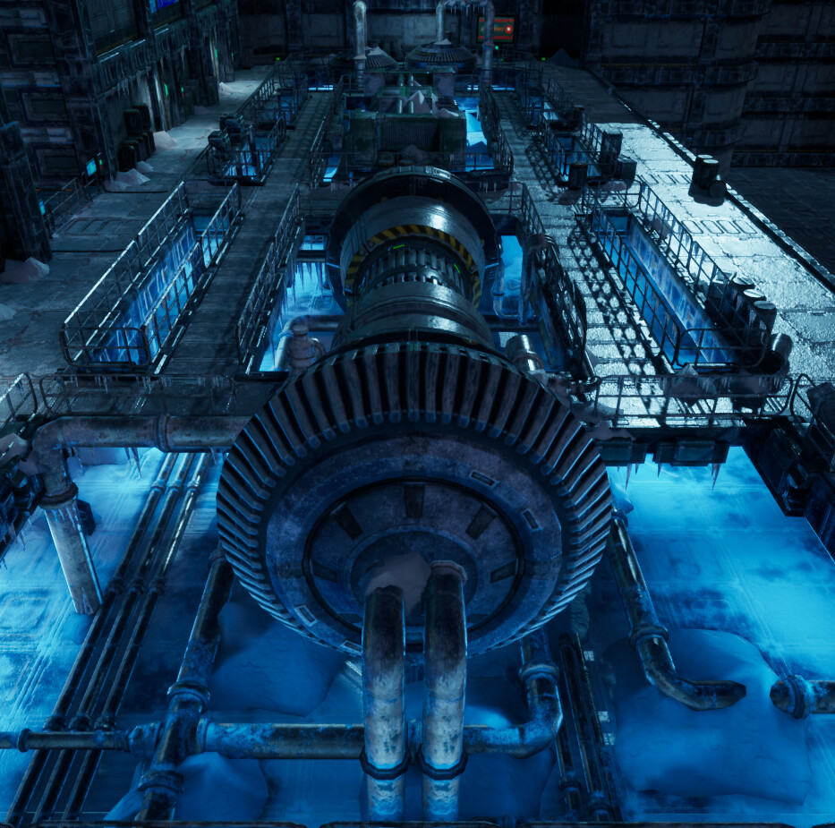 ArtStation - MOBILE - Frozen Power Plant
