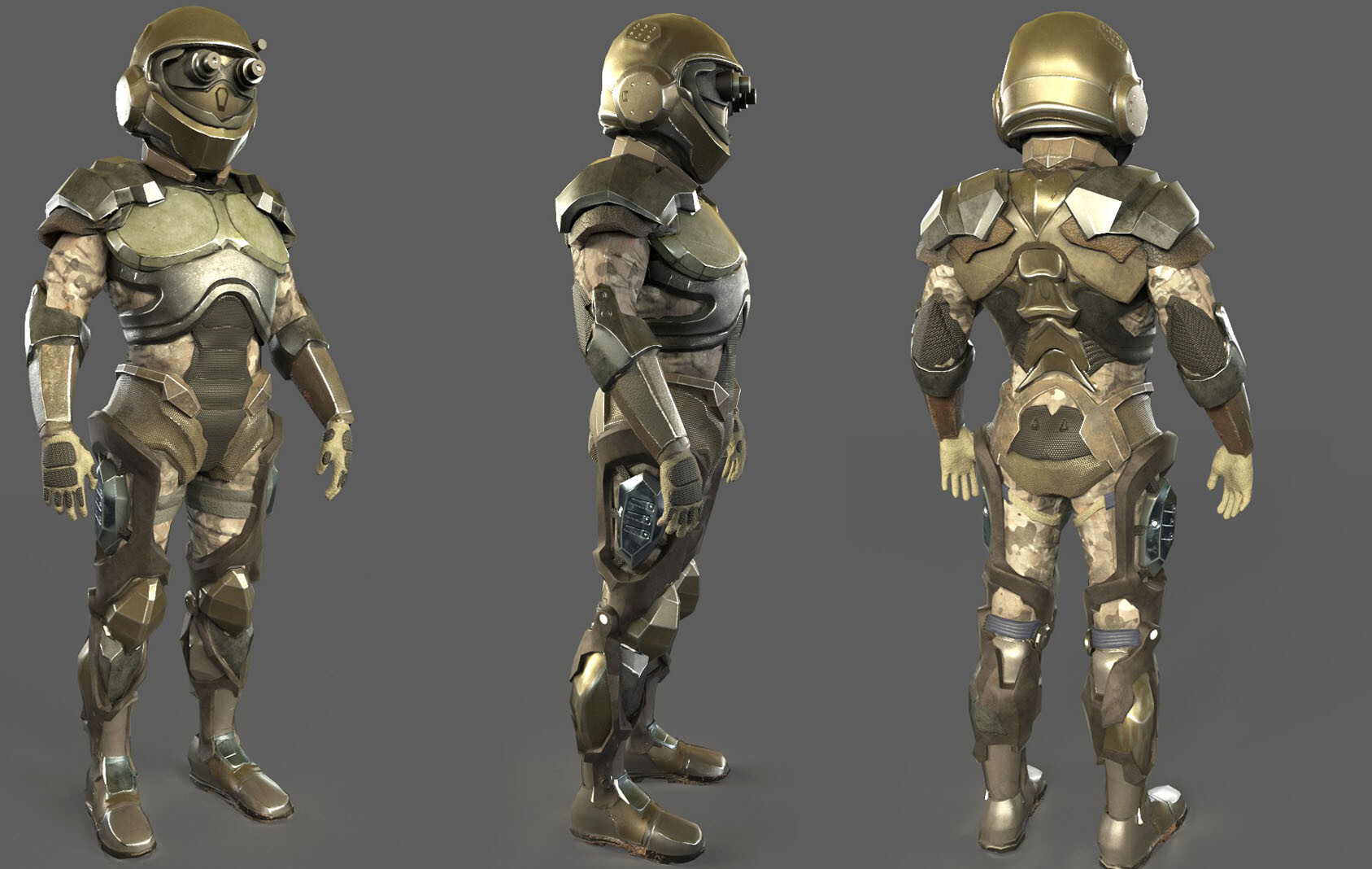 ArtStation - Sci-fi Army man