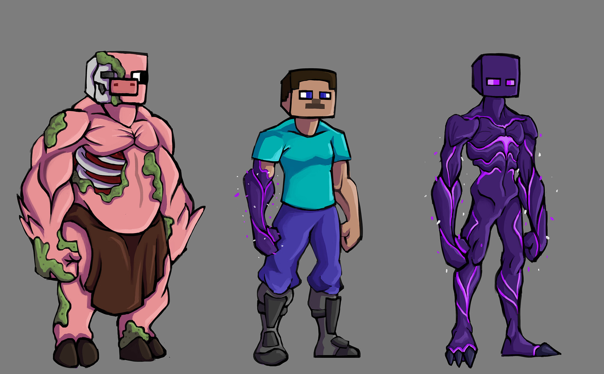 ArtStation - Minecrafter Kayn Skin Concept