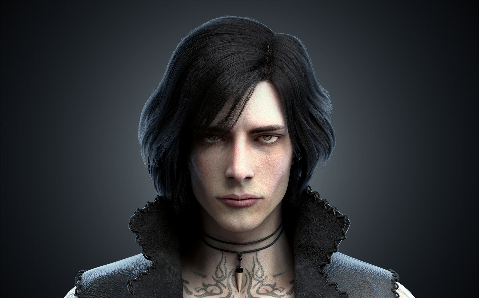 ArtStation - DMC5 V - fan art