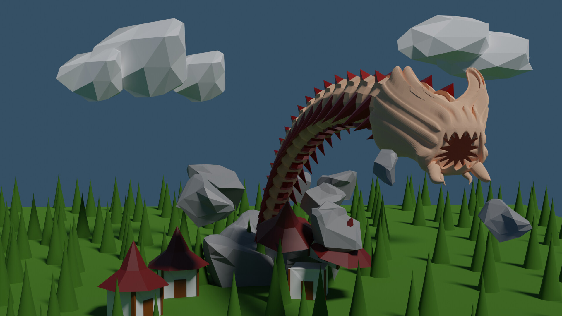 ArtStation - Dragon Worm