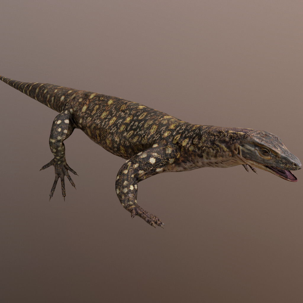 ArtStation - Sand Monitor Lizard