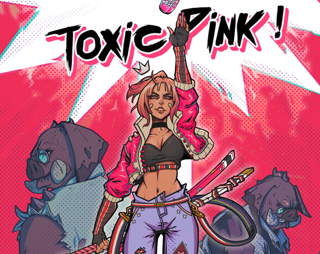 ArtStation - Toxic Pink! Key Art