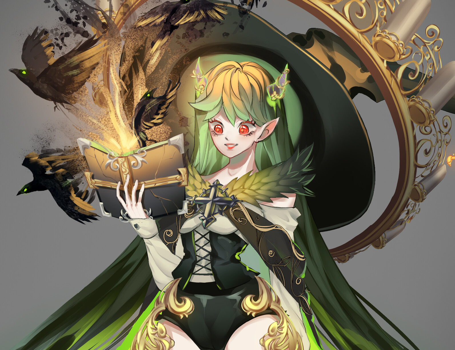 ArtStation - Raven Witch Concept Design