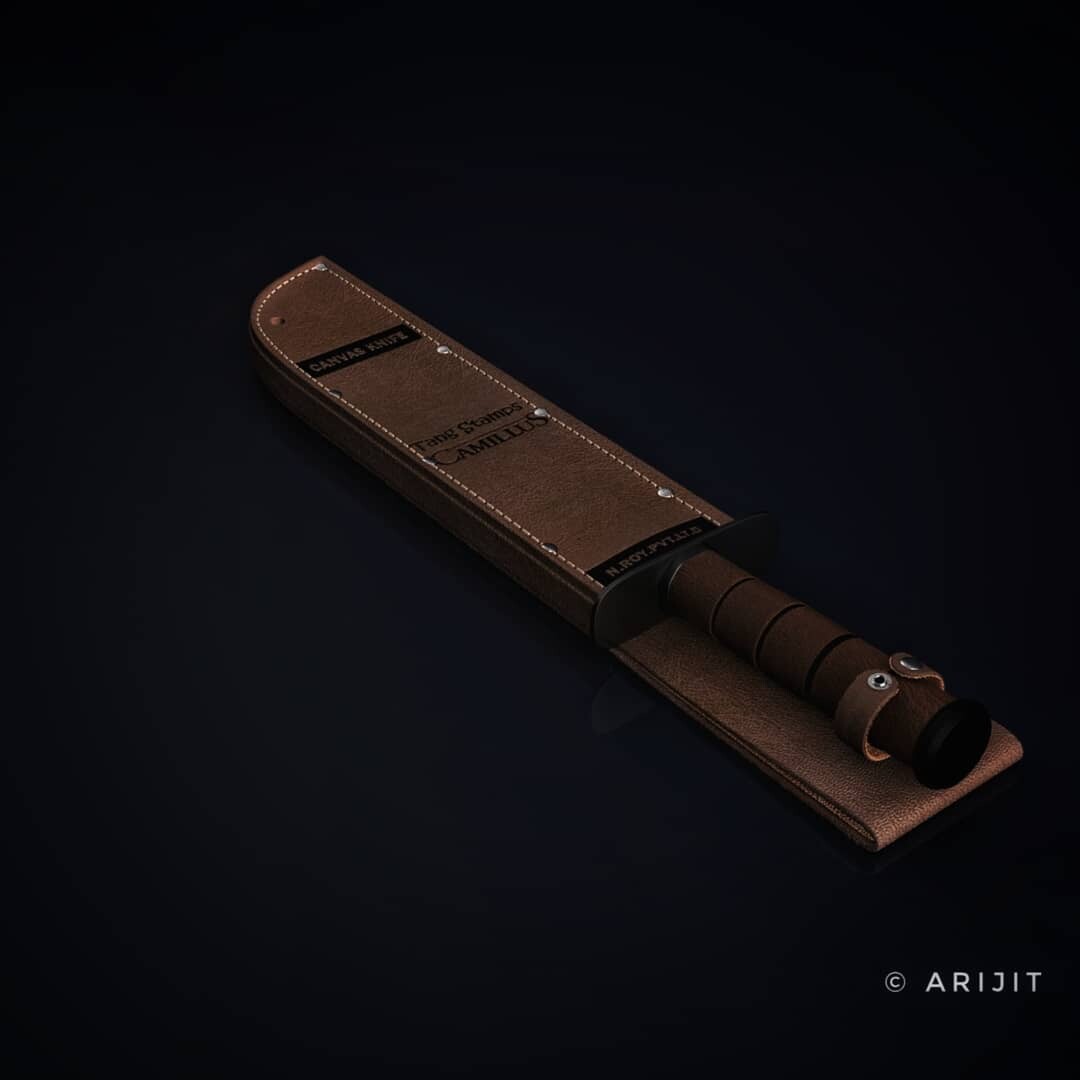 ArtStation - Real knife modeling