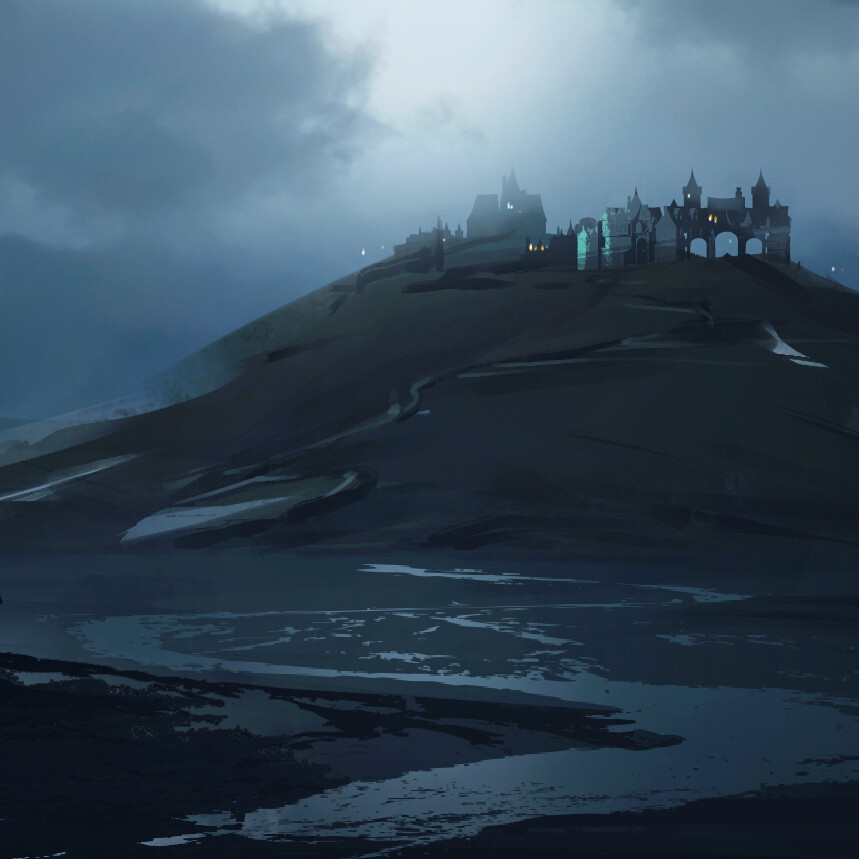 ArtStation - misty valley