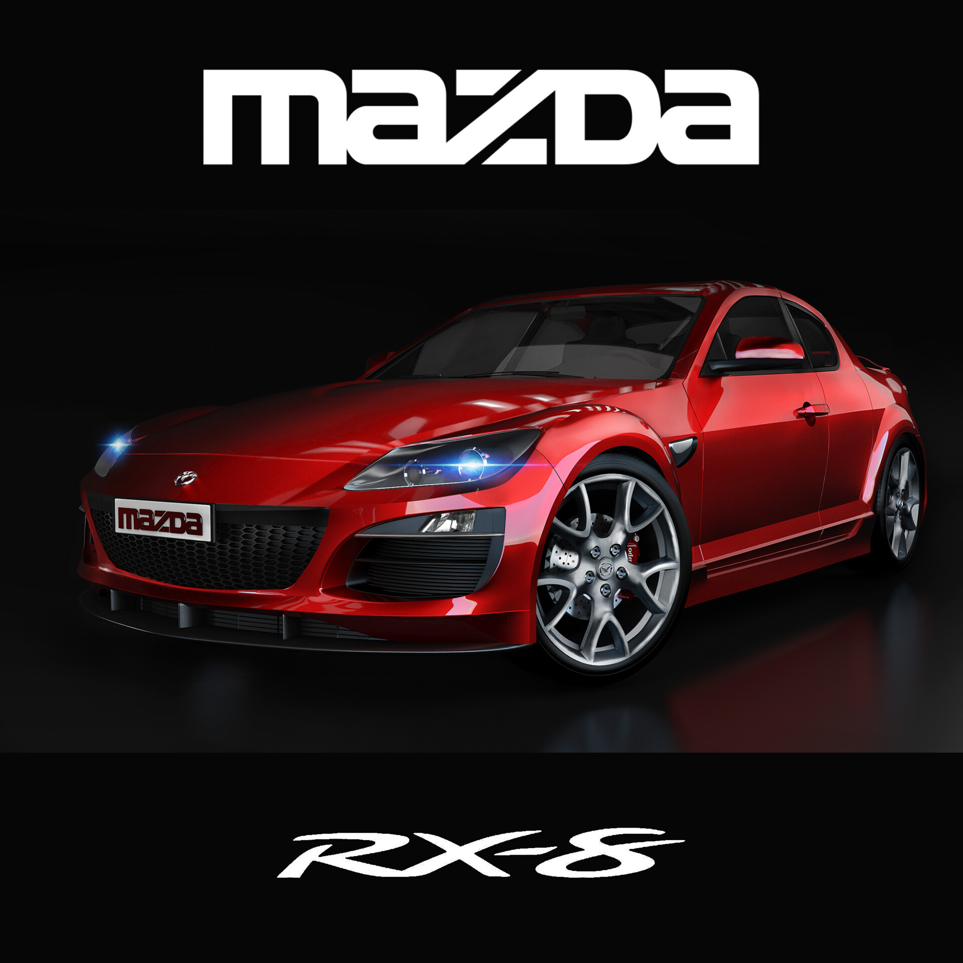 ArtStation - Mazda RX-8