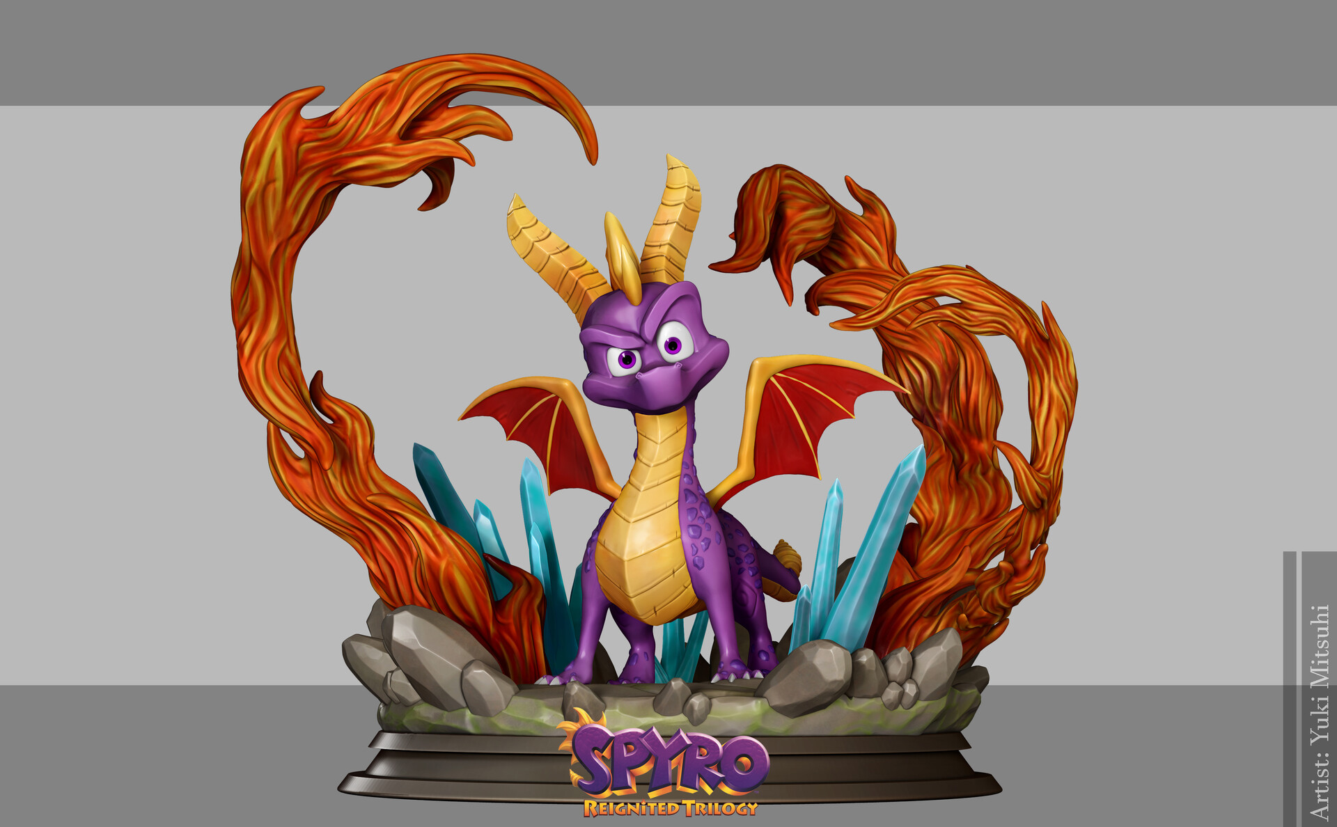 ArtStation - Spyro - Reignited Trilogy Statue