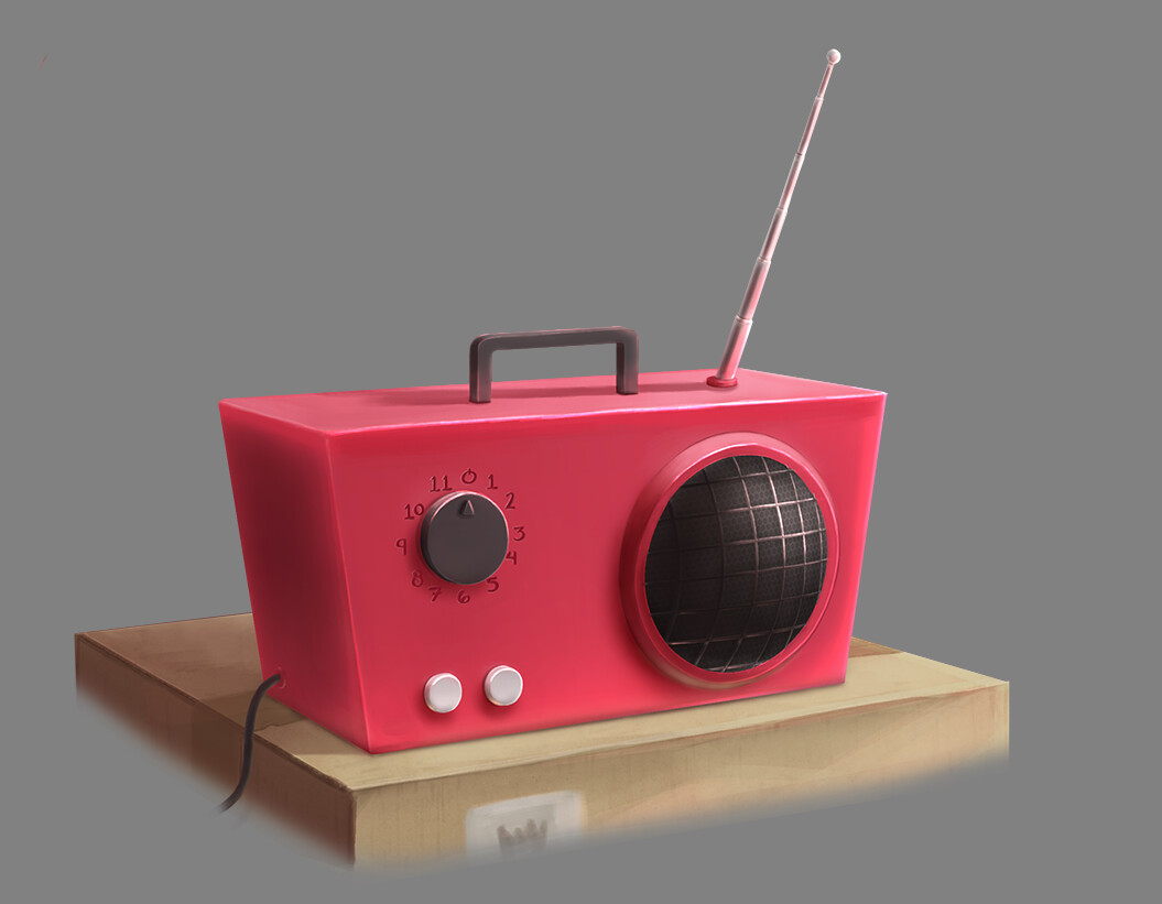 ArtStation - Boombox Callout Page
