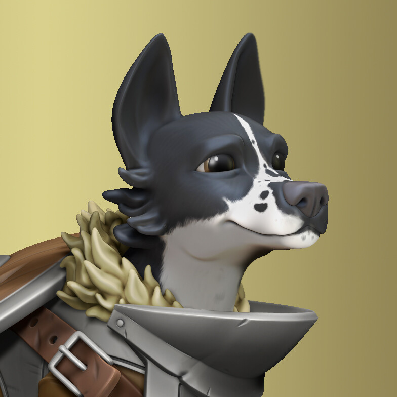 ArtStation - Paladin Dog
