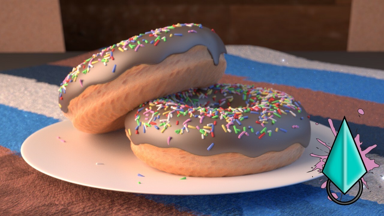 ArtStation - Donuts 3D Model