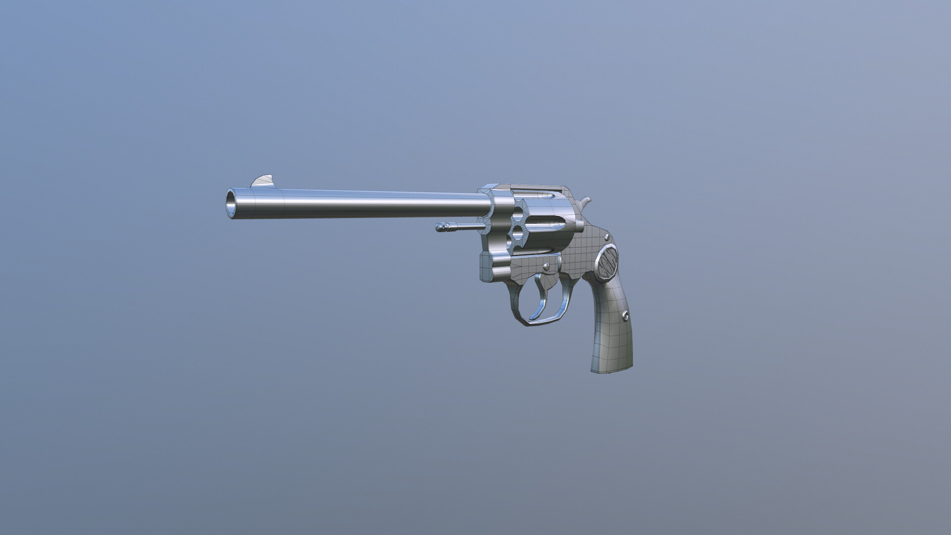 ArtStation - Base Mesh Revolver Gun, David ( Jeff ) Janz