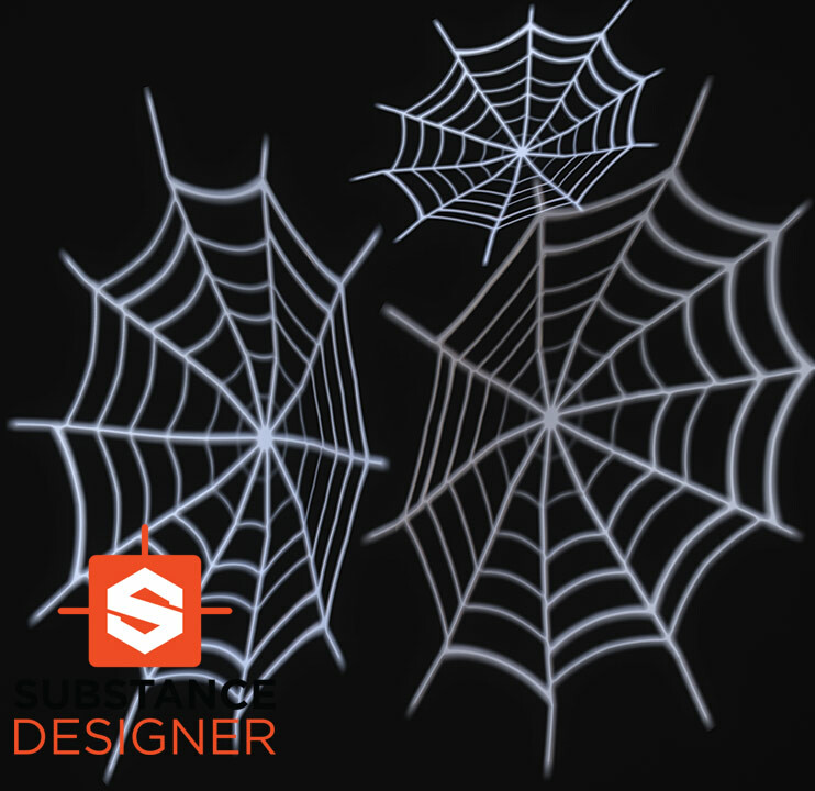 ArtStation - Spider Webs - Substance Designer