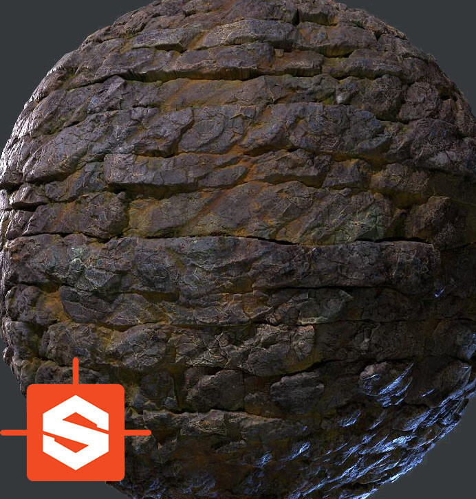 ArtStation - Rocks N Rust Material Work