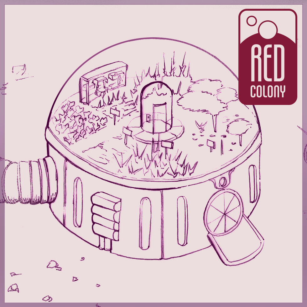 ArtStation - Red Colony | Main base