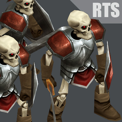 ArtStation - Skeleton Units for RTS Game