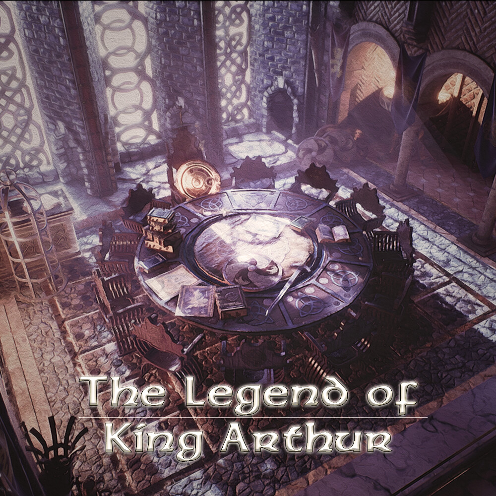 ArtStation - Round table hall - The legend Of King Arthur