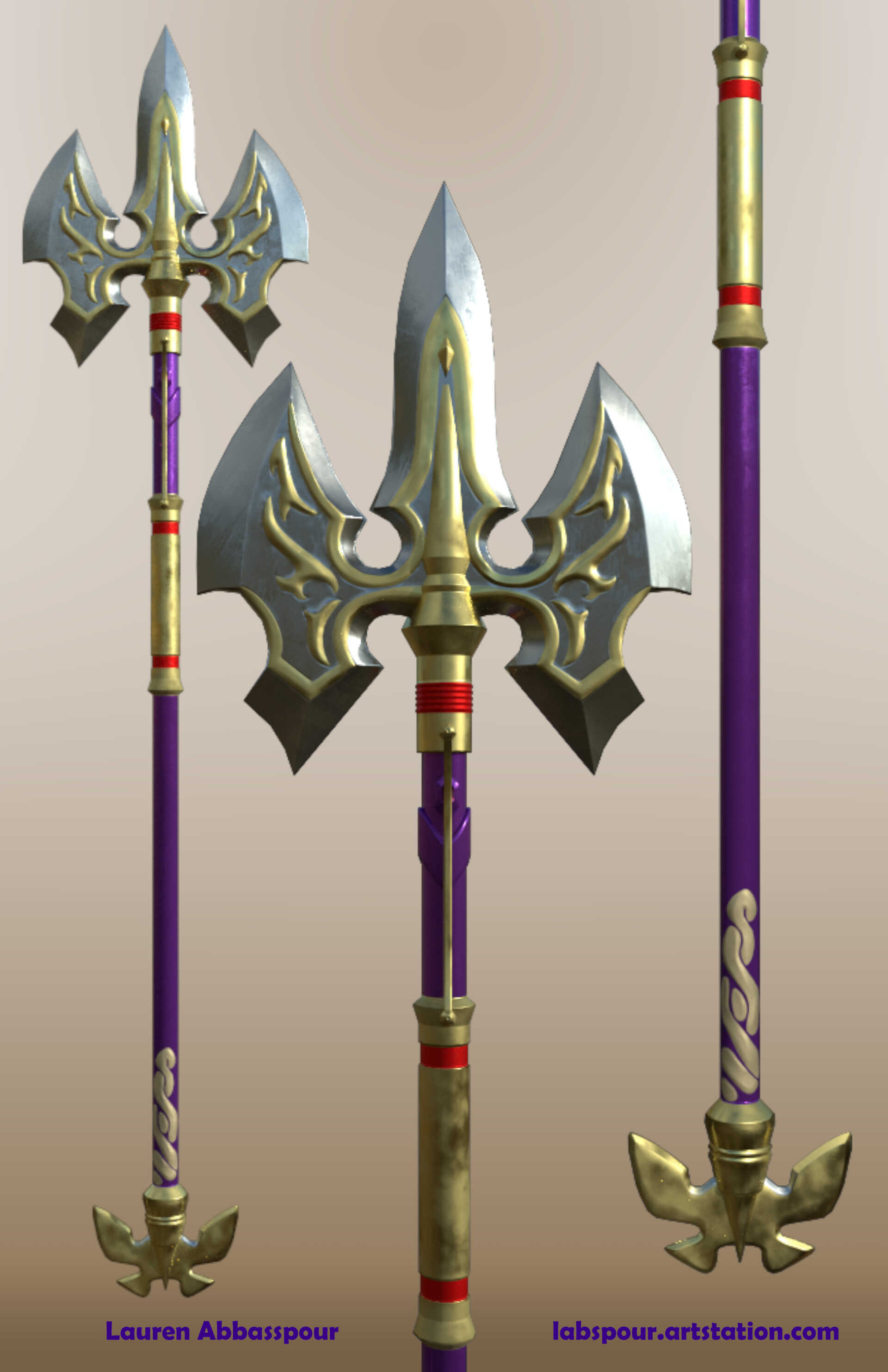 ArtStation - Royal Halberd from The Legend of Zelda: Breath of the Wild