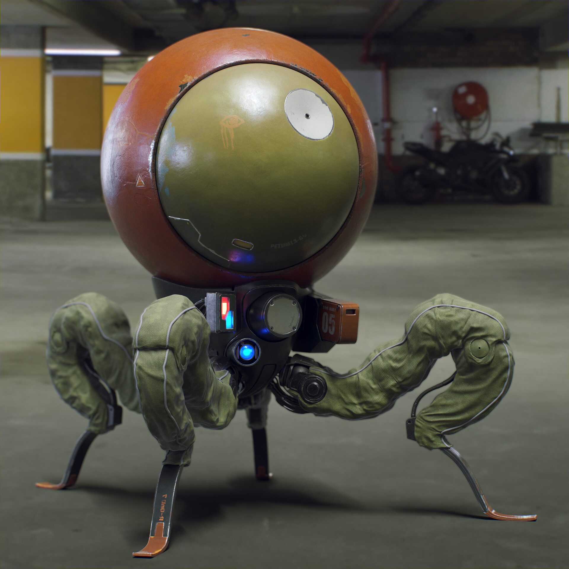 ArtStation - RadarBot R-0nD