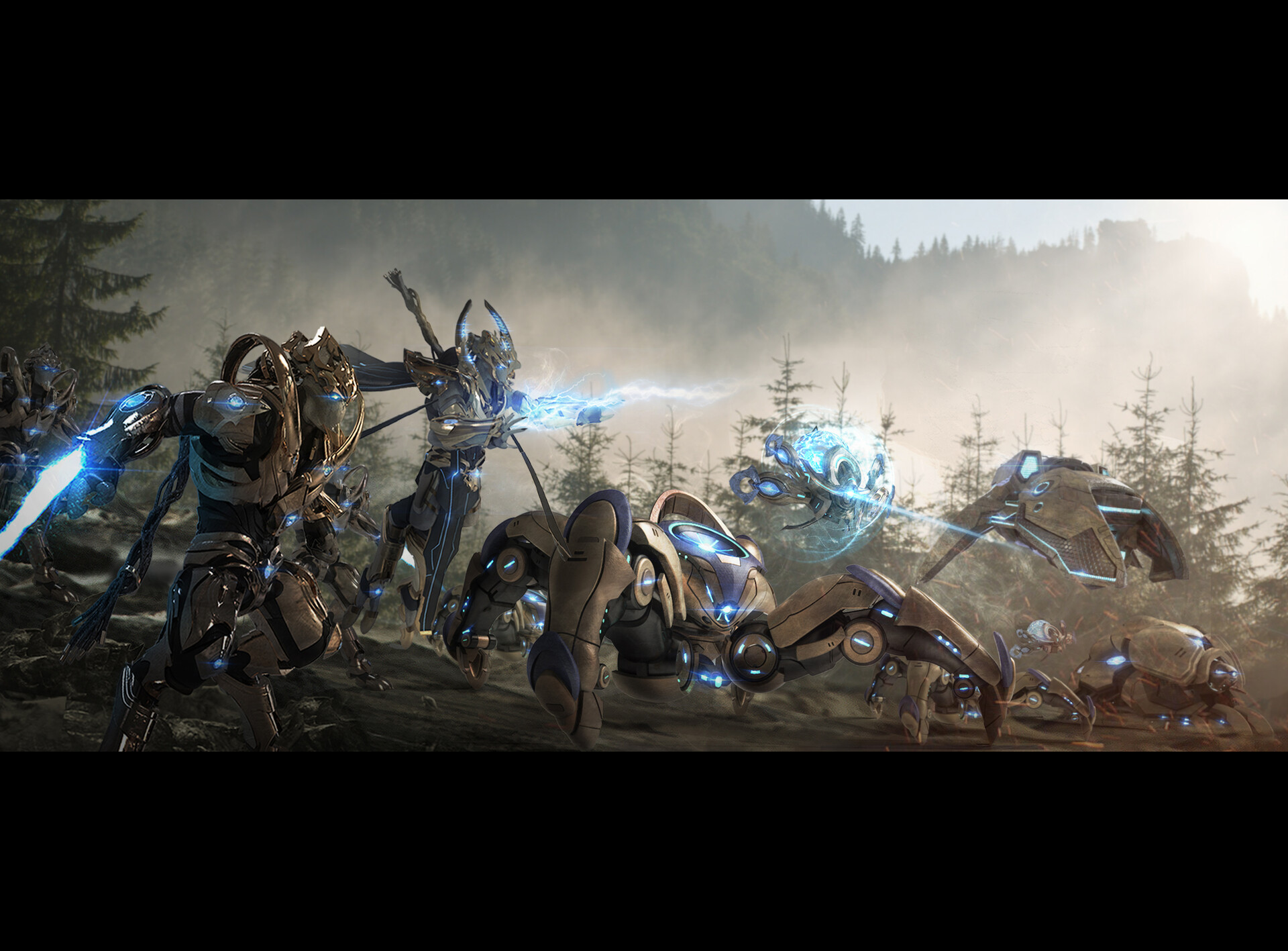 ArtStation - Protoss Illustration (Blizzard contents Award second prize)