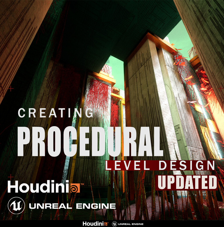 ArtStation - Houdini Tutorial Procedural Level Design in Unreal Engine 4