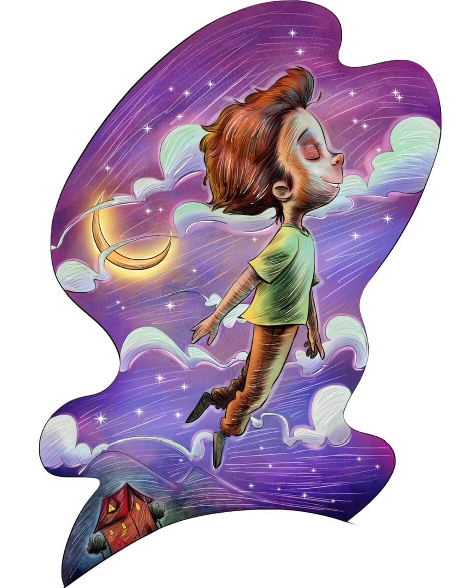 ArtStation - Flying boy