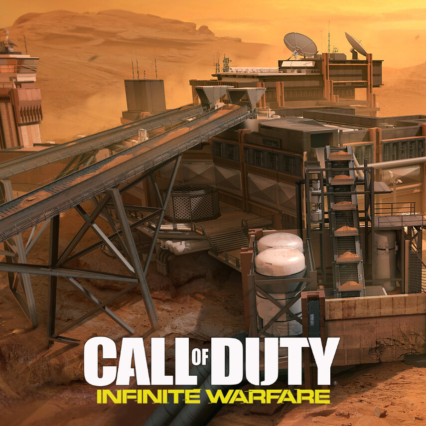 ArtStation - Call of Duty: Infinite Warfare - Mars Rock Quarry
