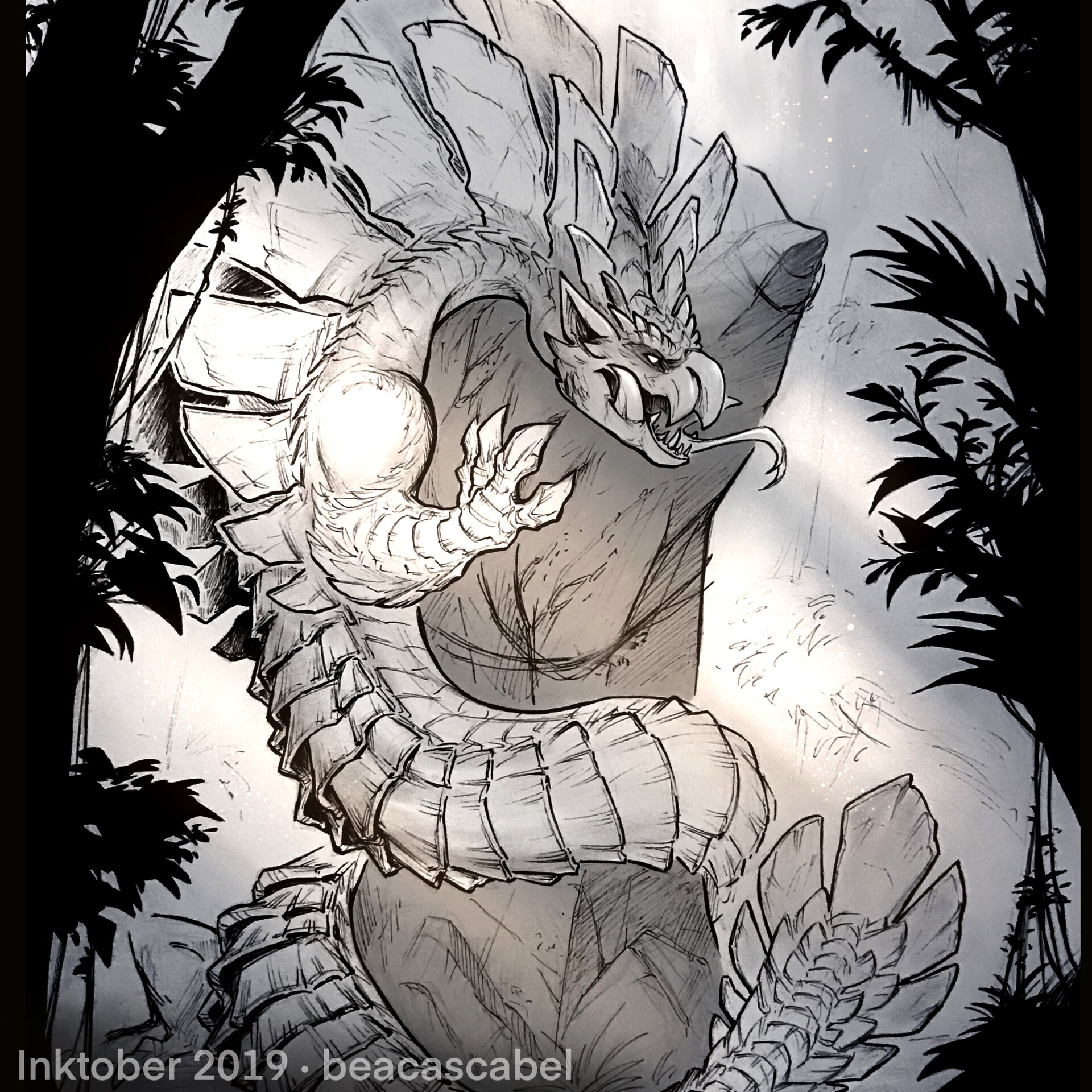ArtStation - Inktober day 08 - Najarala