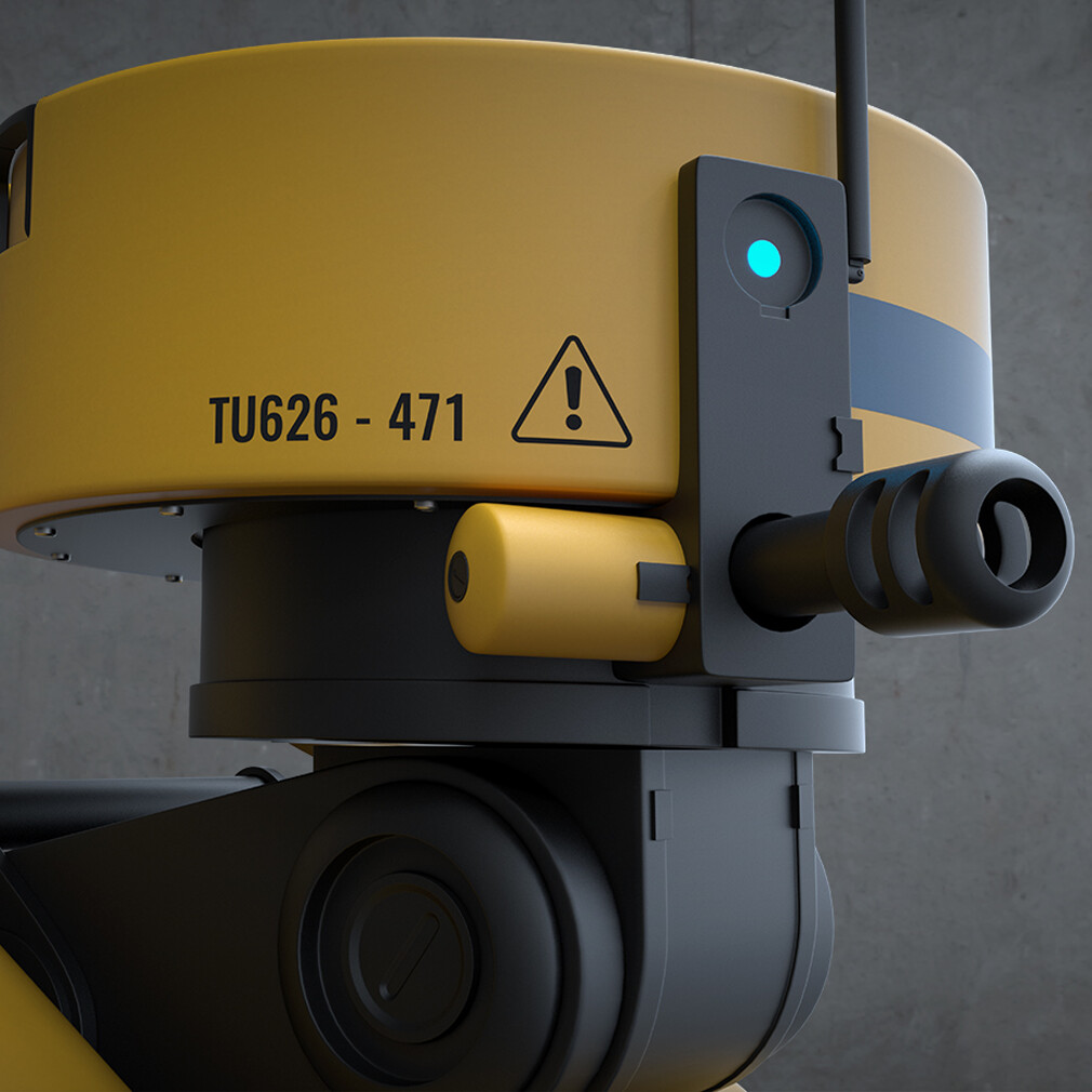 ArtStation - Automatic protective turret