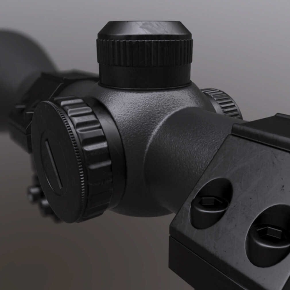 ArtStation - Telescopic Rifle Sight AGS Cobalt