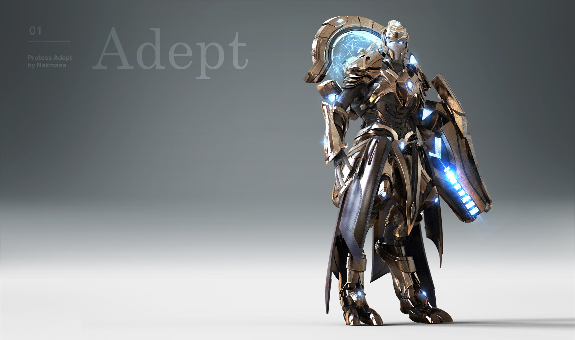 ArtStation - Starcraft Adept model