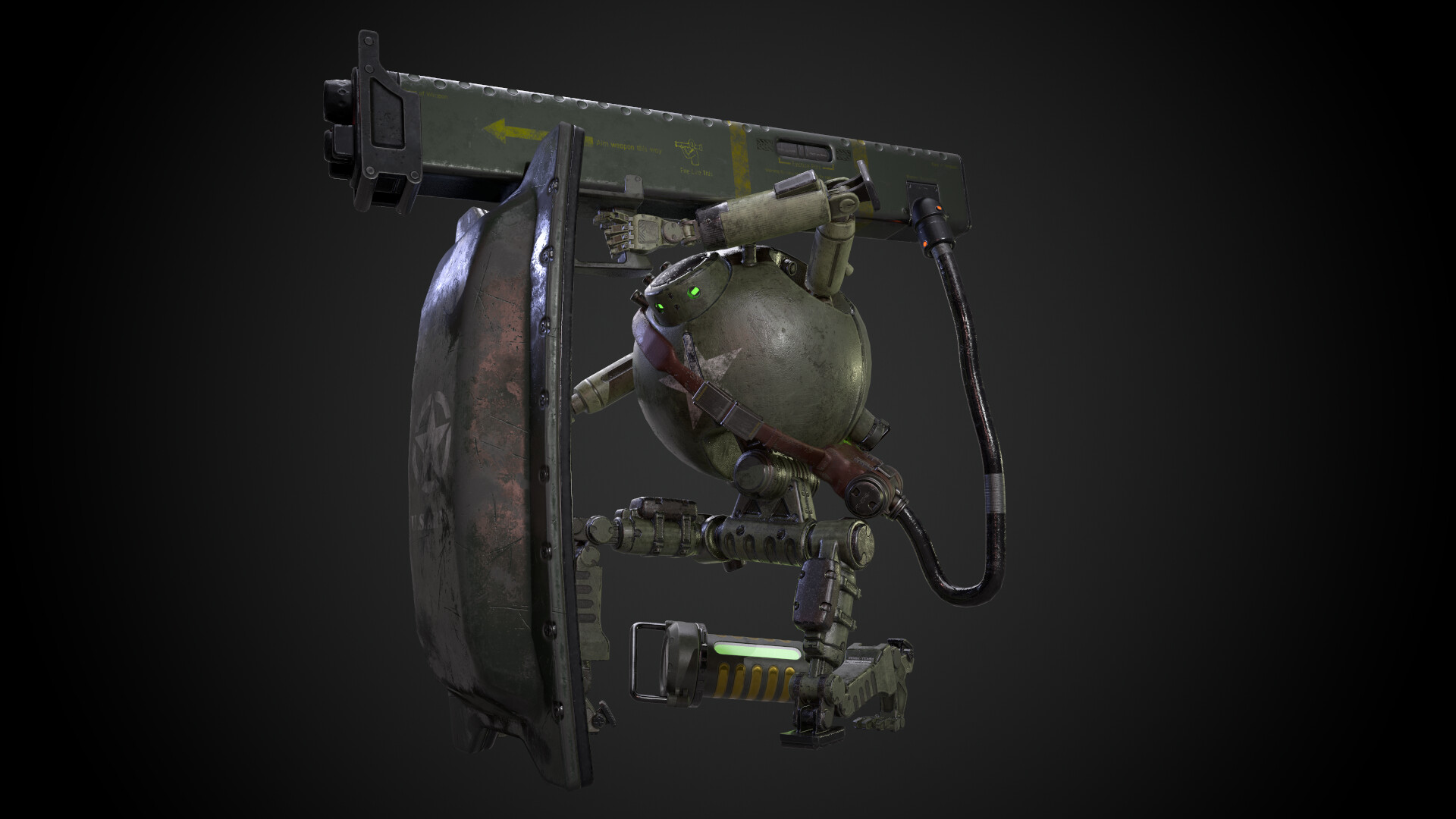 ArtStation - Cannon Mech