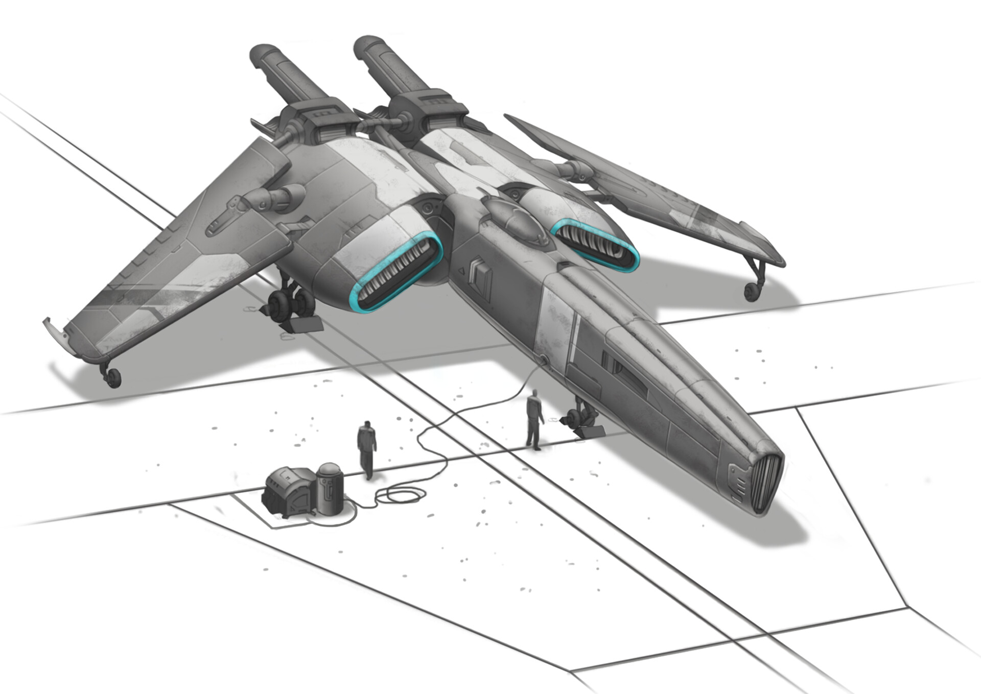 ArtStation - Aces In Space - Player Ship Designs