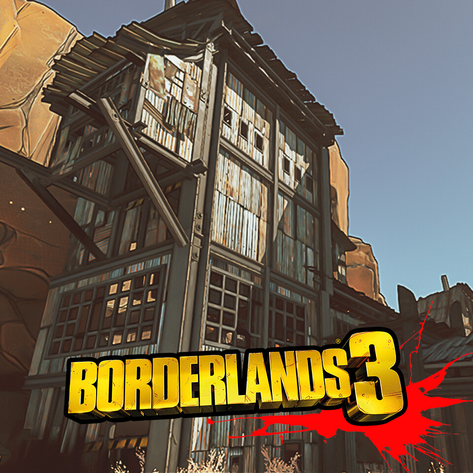 ArtStation - Borderlands 3 Mine Town Modular Set