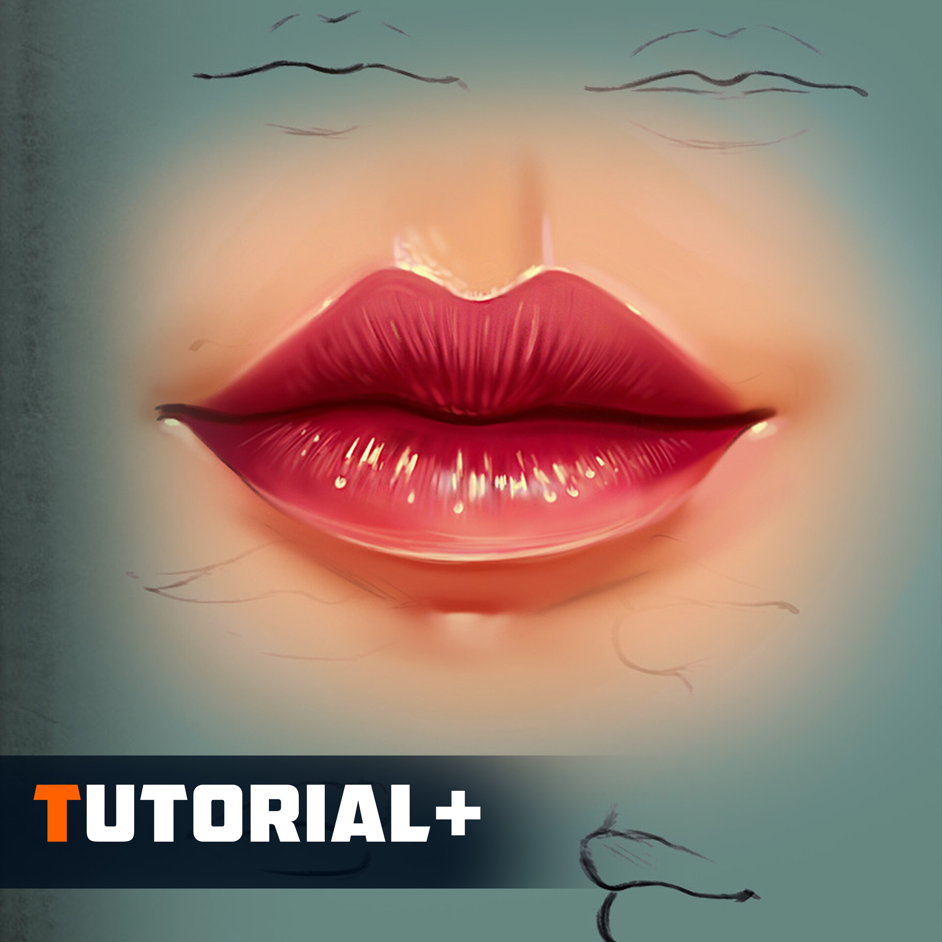 ArtStation - Lip Tutorial