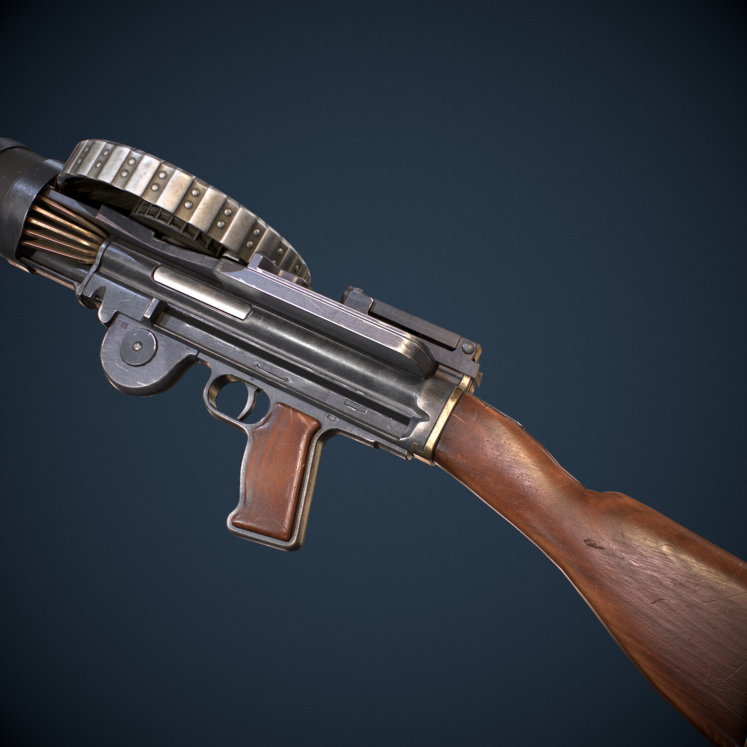 ArtStation - Lewis gun