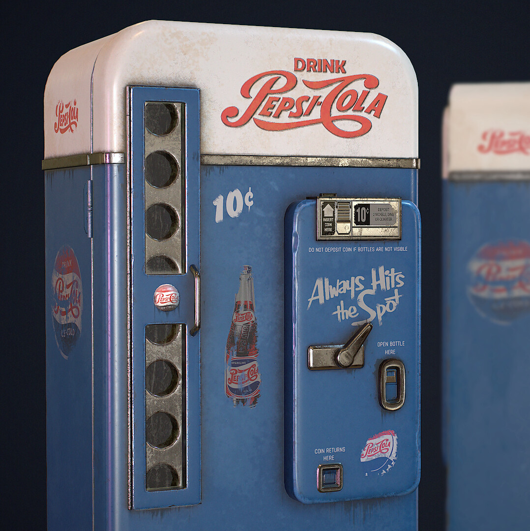 ArtStation - Vintage Coke Machines
