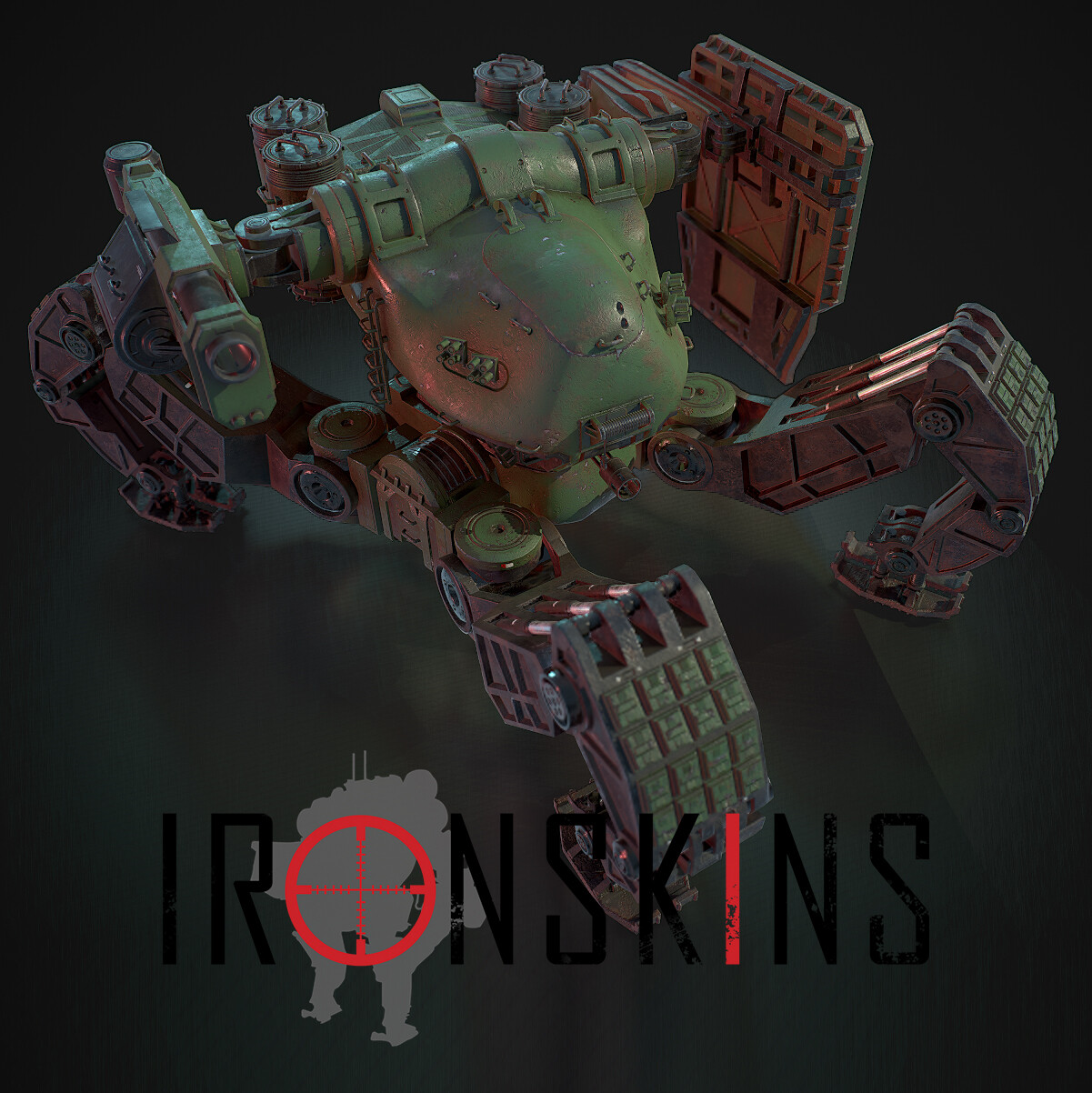 ArtStation - Rebel Mech Forces - Heavy quadruped