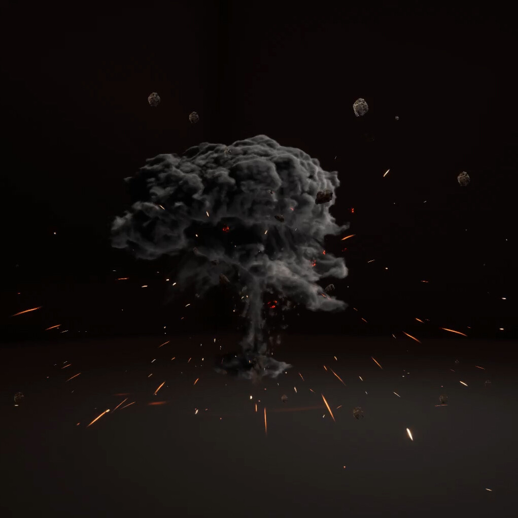 ArtStation - Explosion UE4 VFX Practice