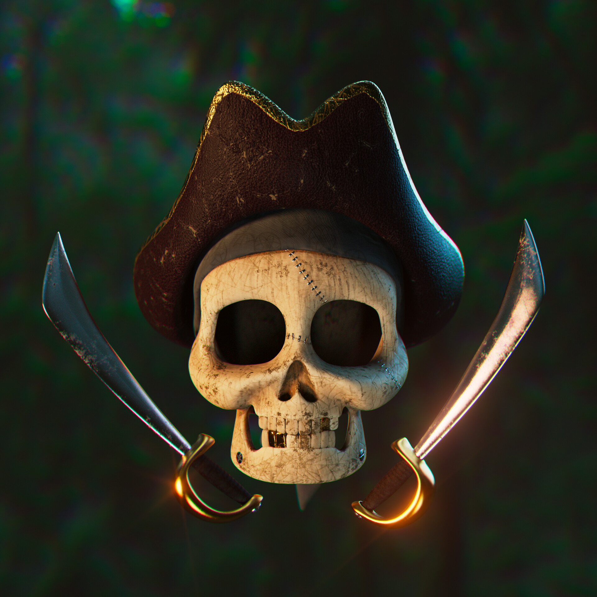 ArtStation - Pirates Skull