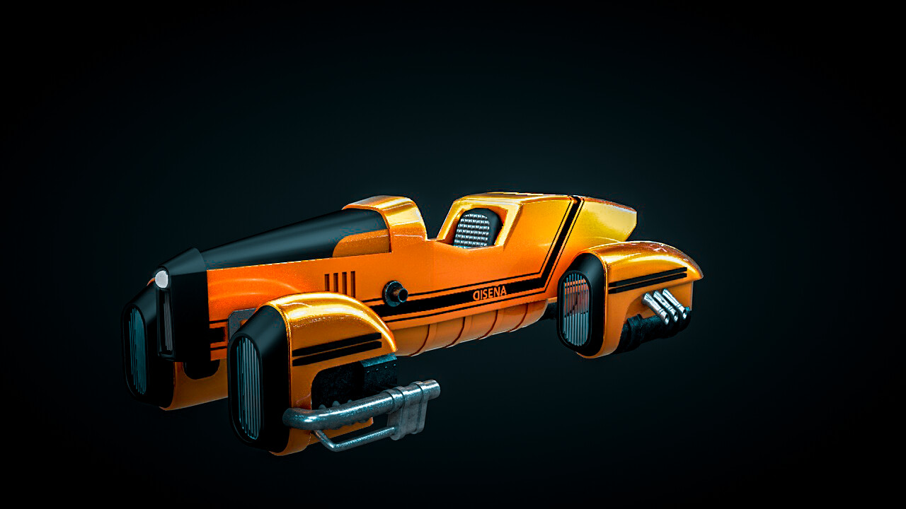 ArtStation - Dieselpunk Hover car