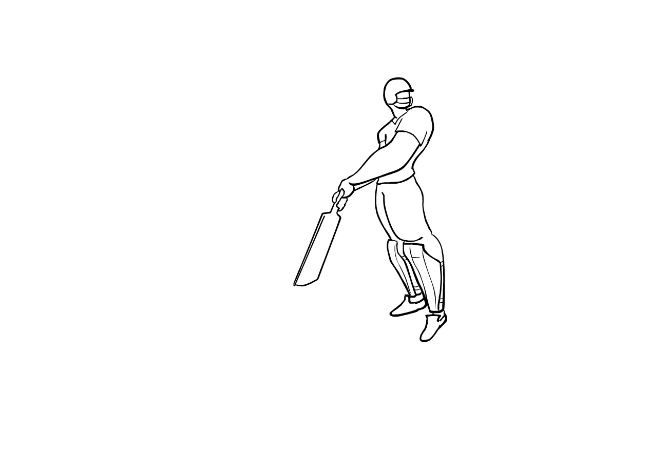 ArtStation - 2D Animation - Cricket Player