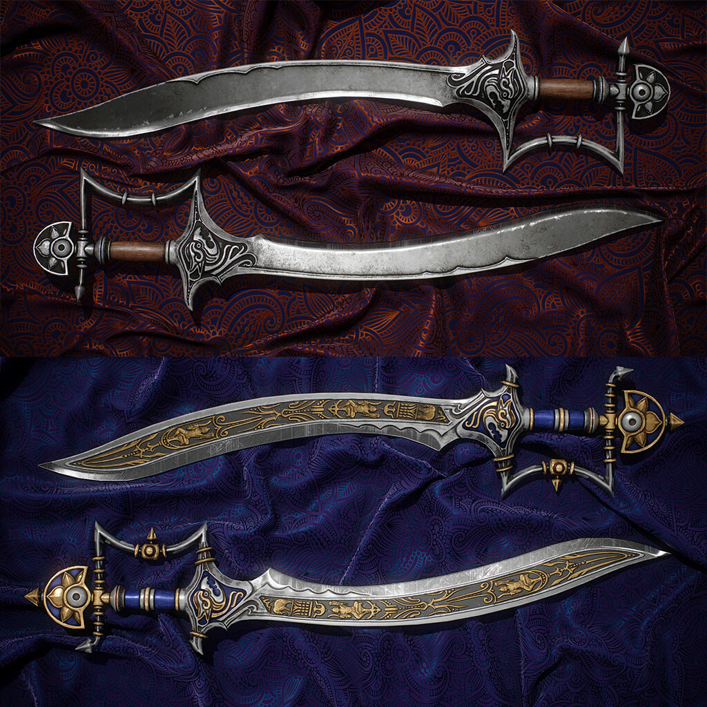 ArtStation - Indian swords