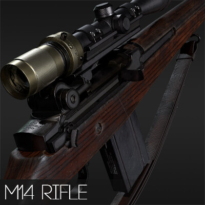 ArtStation - M14 Rifle