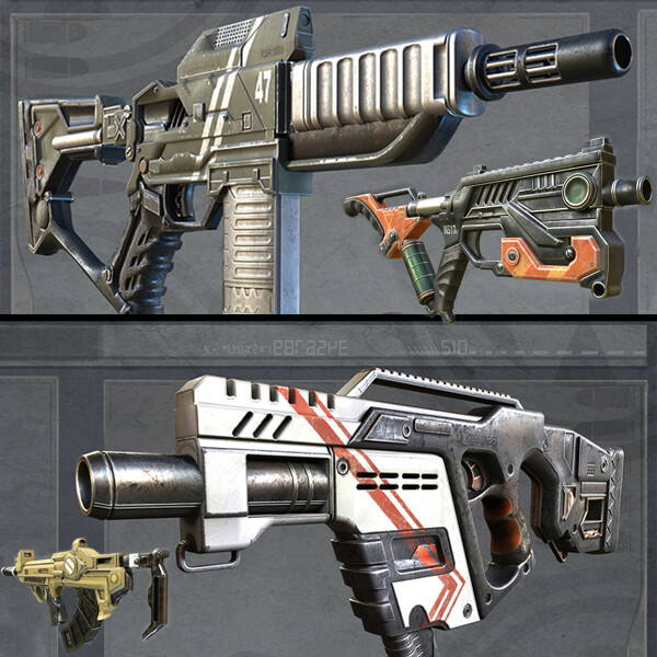 ArtStation - Guns_Props