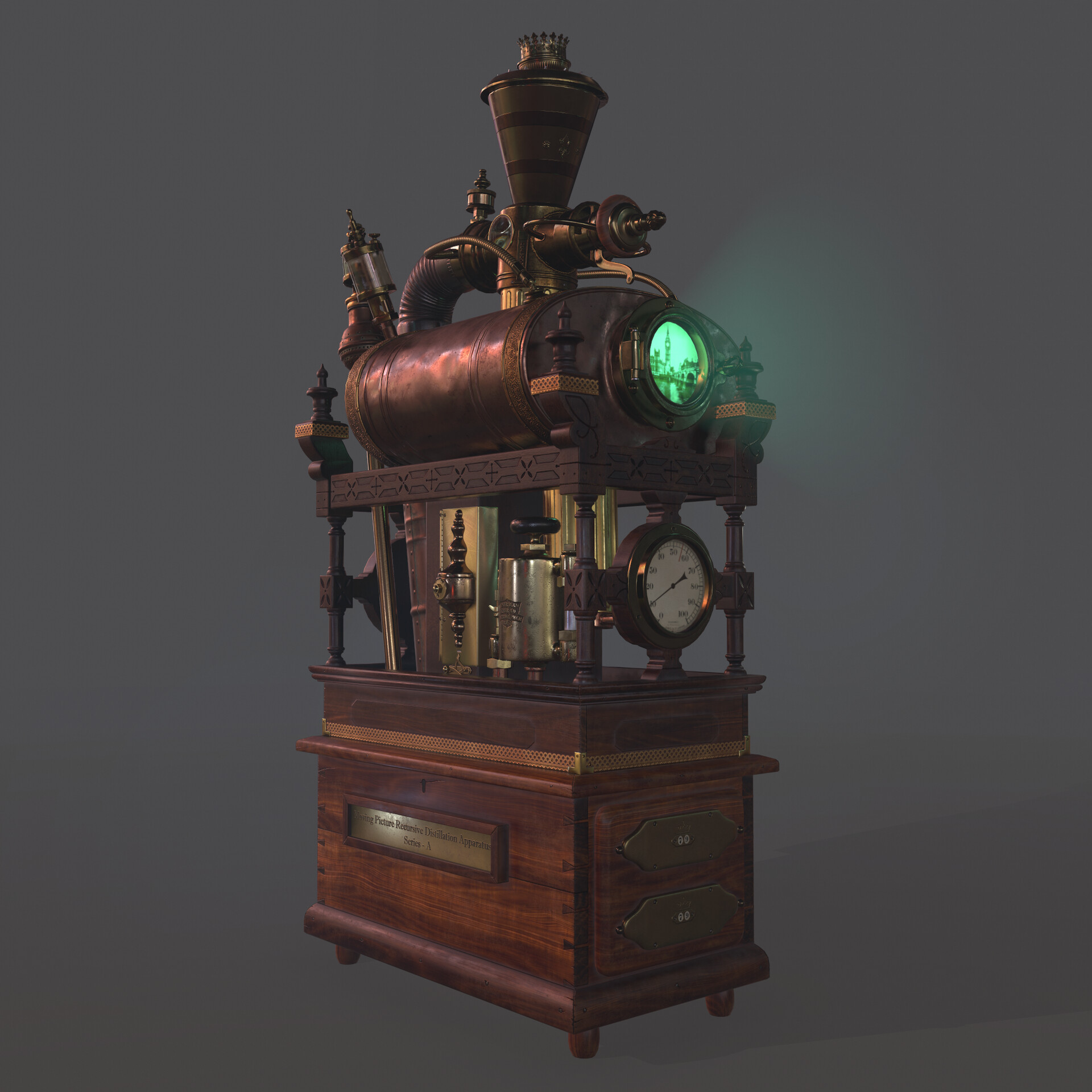 ArtStation - Steampunk machine