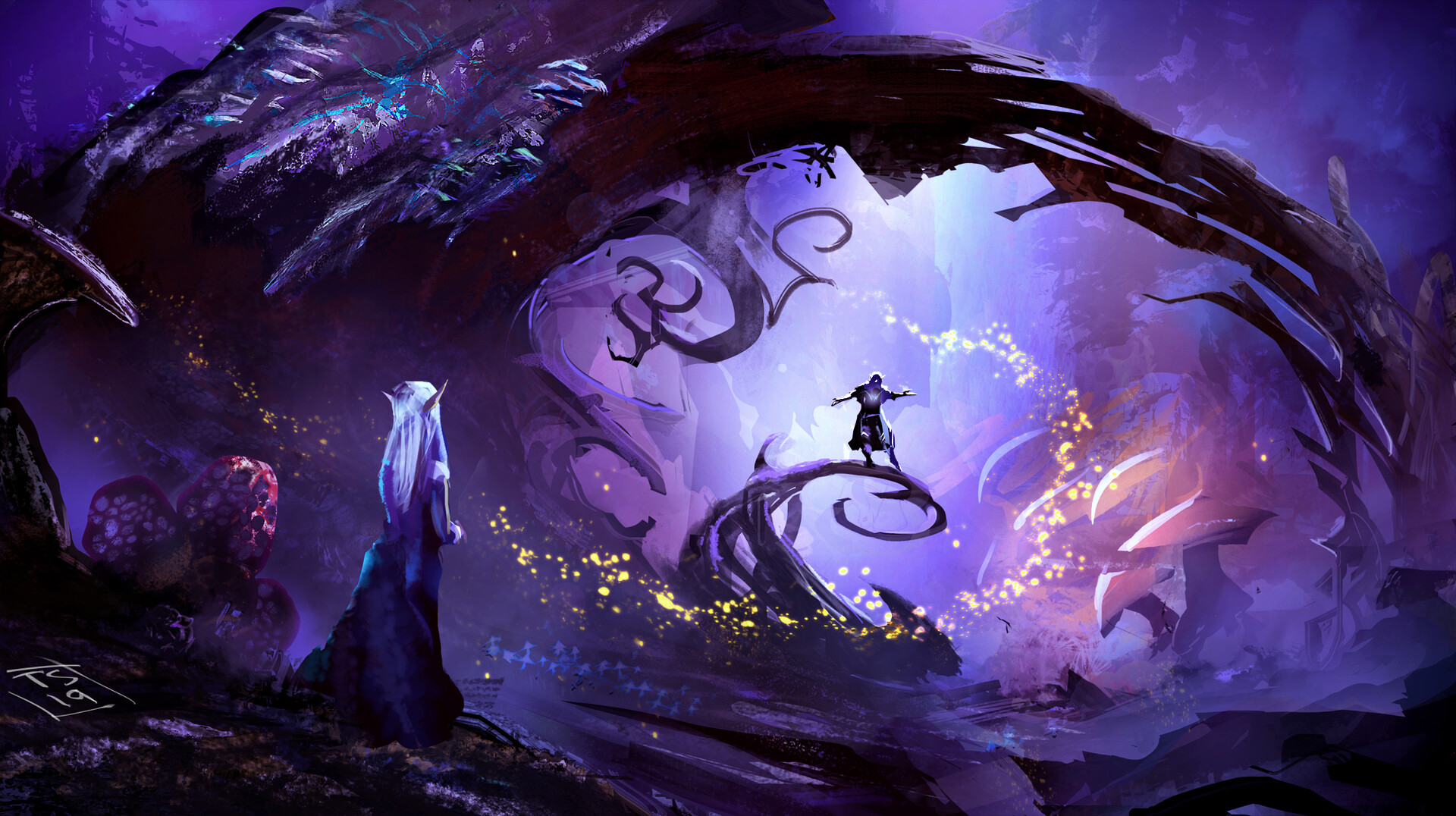 ArtStation - Sildëyuir Spore Garden